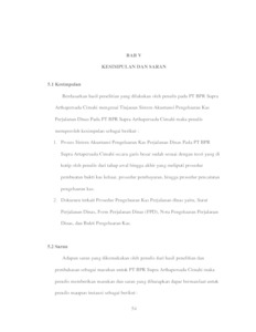 Tinjauan Sistem Akuntansi Pengeluaran Kas Perjalanan Dinas Pada Pt Bpr Supra Artapersada Cimahi ...